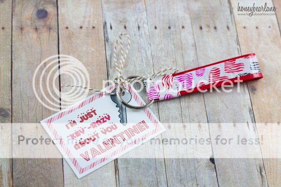 Duck Tape Keychain Valentine - Honeybear Lane