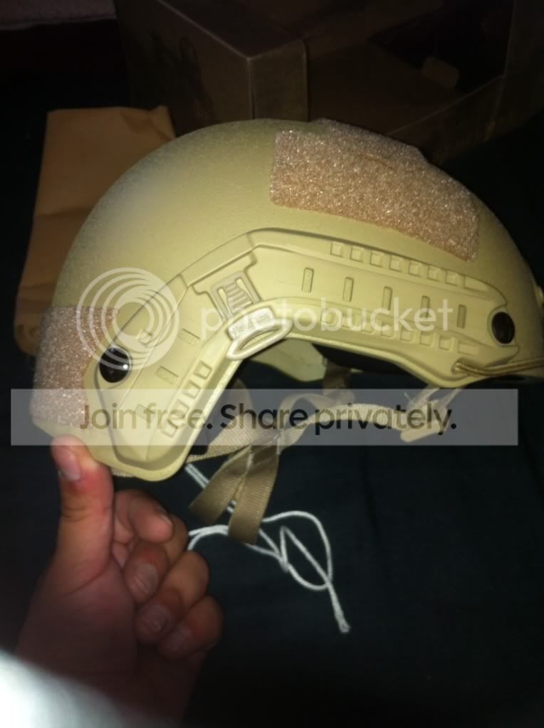 FAST type Operator ballistic level iiia helmet tan size m/l - Calguns.net