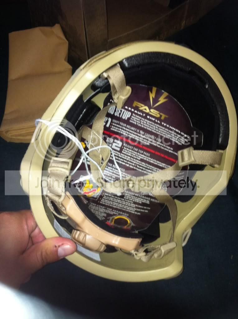 FAST type Operator ballistic level iiia helmet tan size m/l - Calguns.net