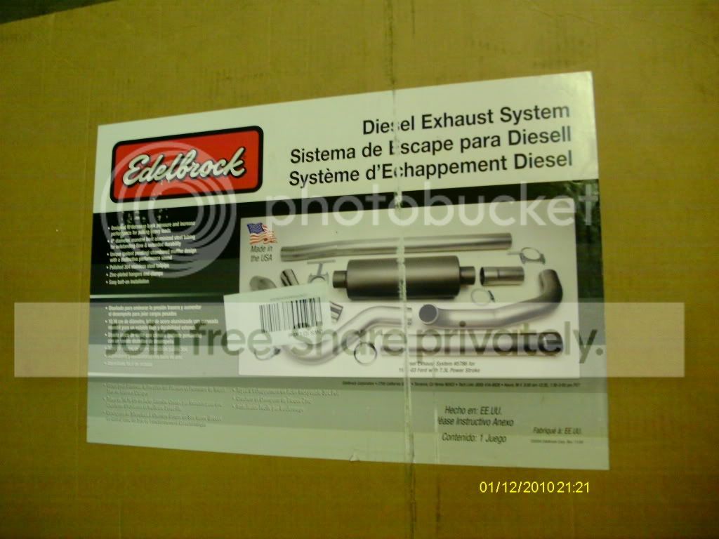 Got my new edelbrock 4" exhaust (pics) | Chevy and GMC Duramax Diesel Forum