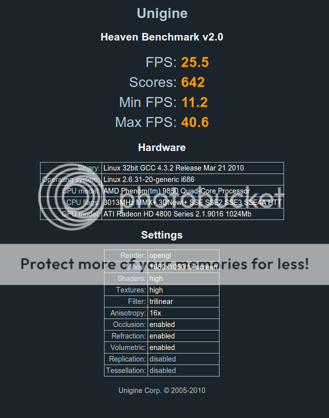 Unigine Heaven 2.0 for Linux | TechPowerUp Forums