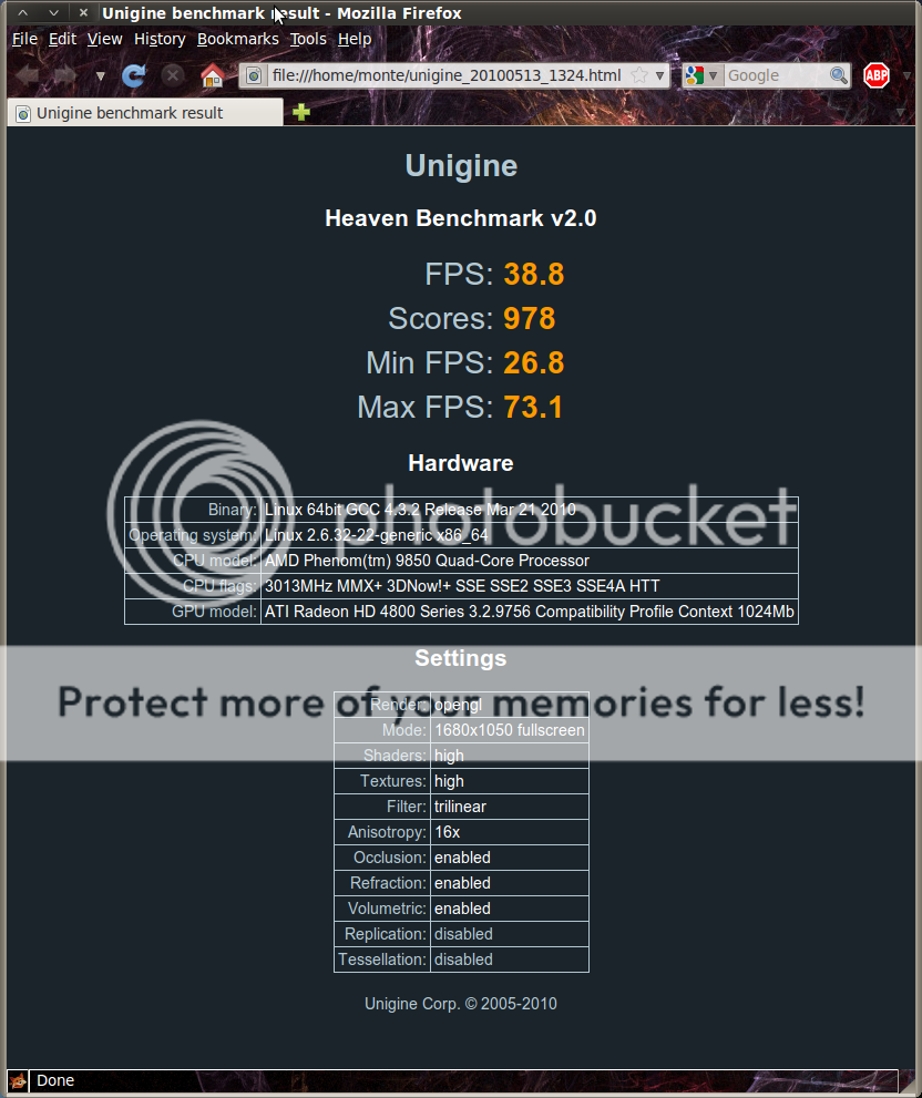Unigine Heaven 2.0 for Linux | TechPowerUp Forums